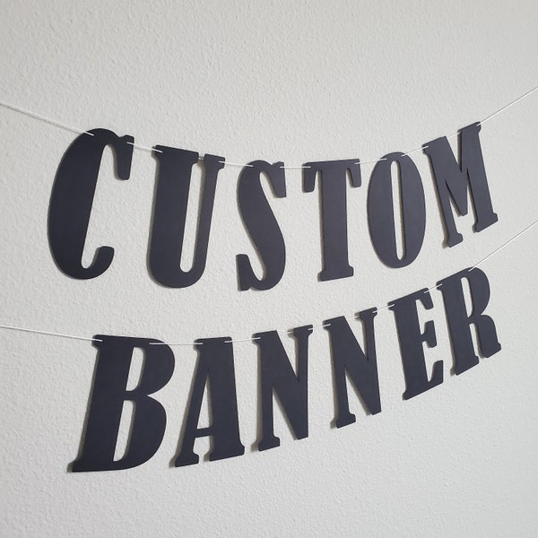Cutout Banner - Etsy