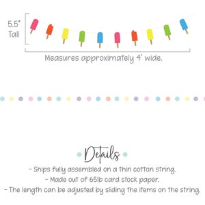 Popsicle Themed Birthday Banner, Summertime Birthday Banner, Summer ...