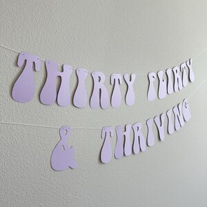 Thirty Flirty & Thriving, 30th Birthday, 30th Birthday Decorations ...