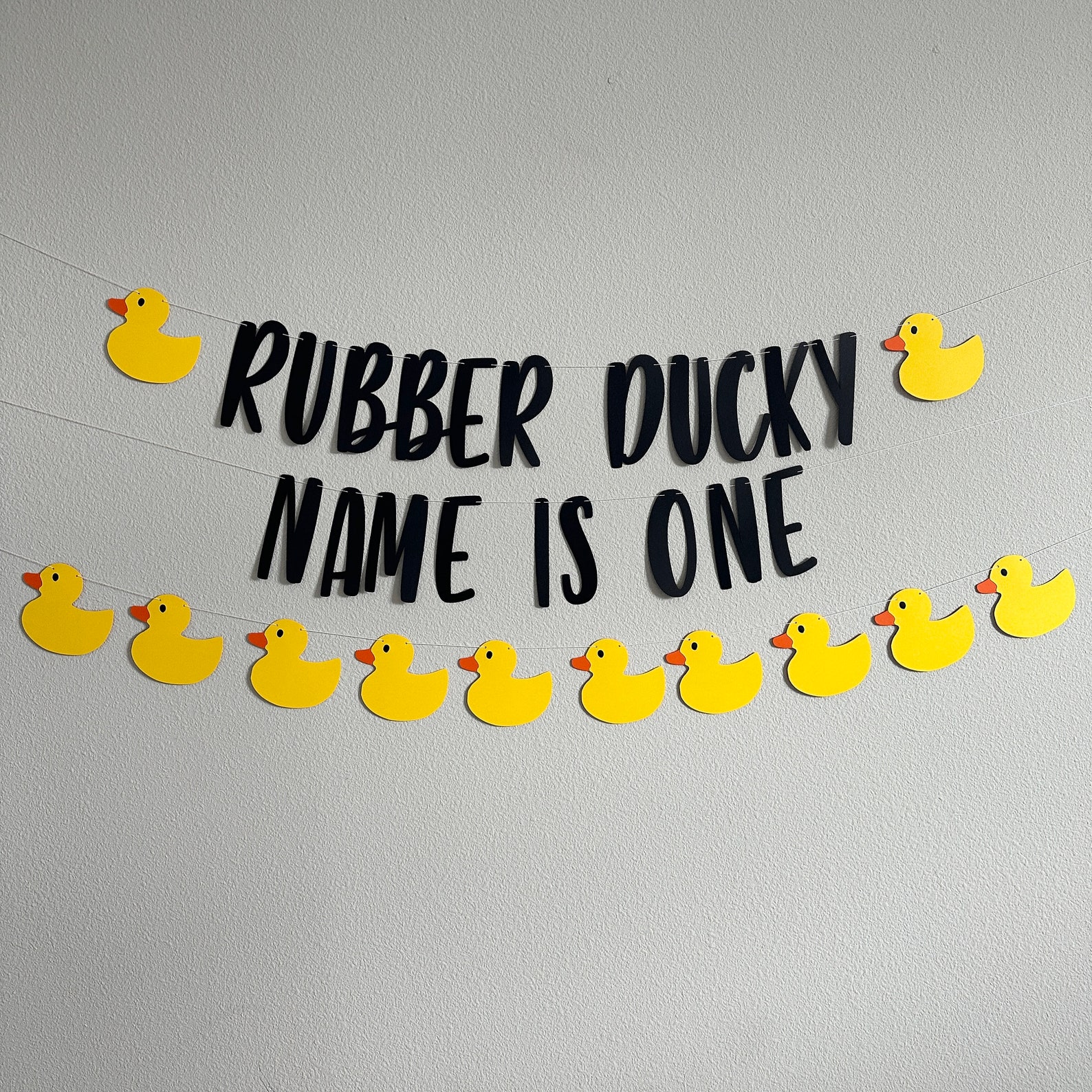 Rubber Ducky Name is One, Rubber Ducky I'm One, Rubber Ducky Banner ...