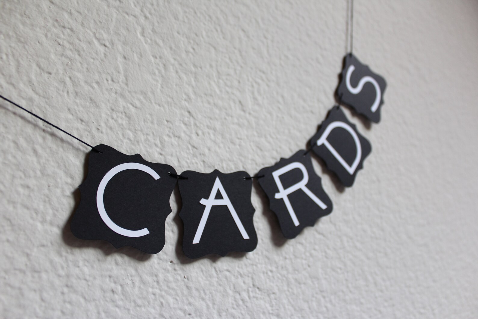 Cards Banner, Mini Cards Banner, Small Cards Sign, Petite Cards Banner ...