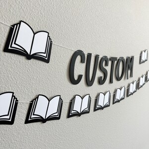 Custom Book Banner, Custom Reading Banner, Book Club Banner, Book ...