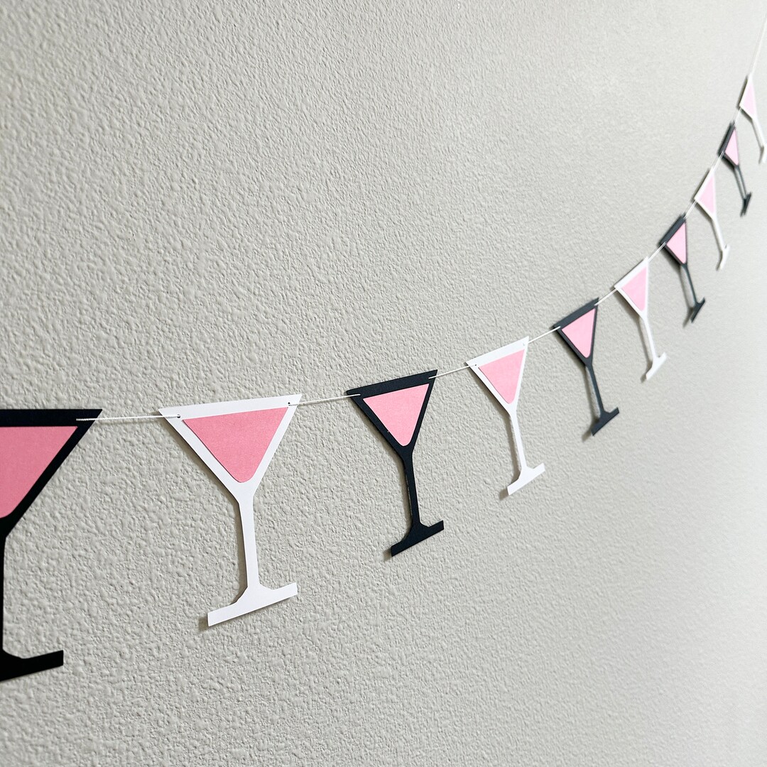 Martini Banner, Martini Garland, Martini Birthday, Martini Party ...