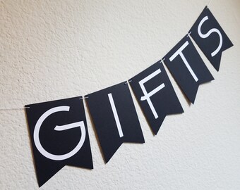 Gift Table Banner | Etsy