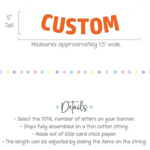 Custom Orange Banner, Custom Banner, Customizable Banner, Custom Fun ...