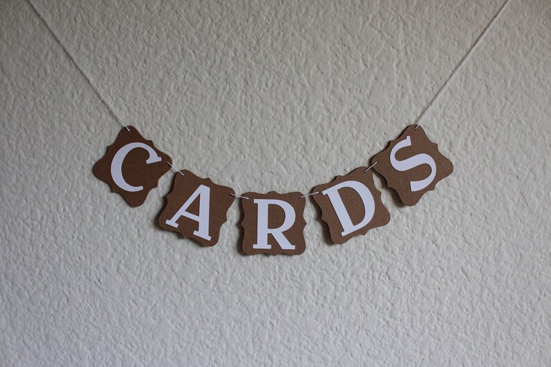 Cards Banner Mini Cards Banner Small Cards Sign Wedding - Etsy