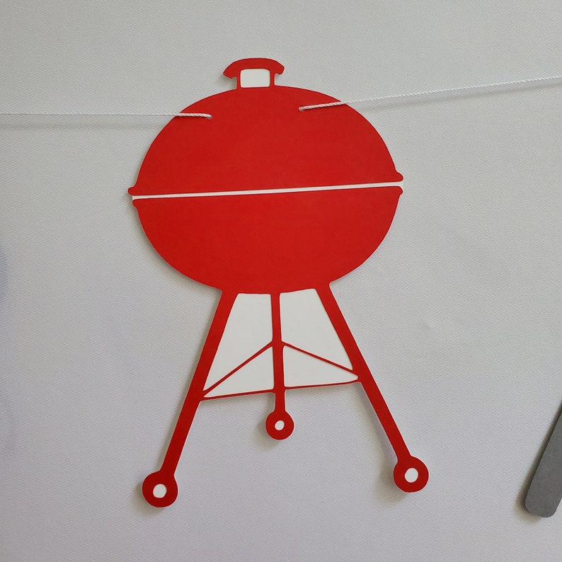 BBQ Banner BBQ Garland BBQ Birthday Bbq Decoration | Etsy