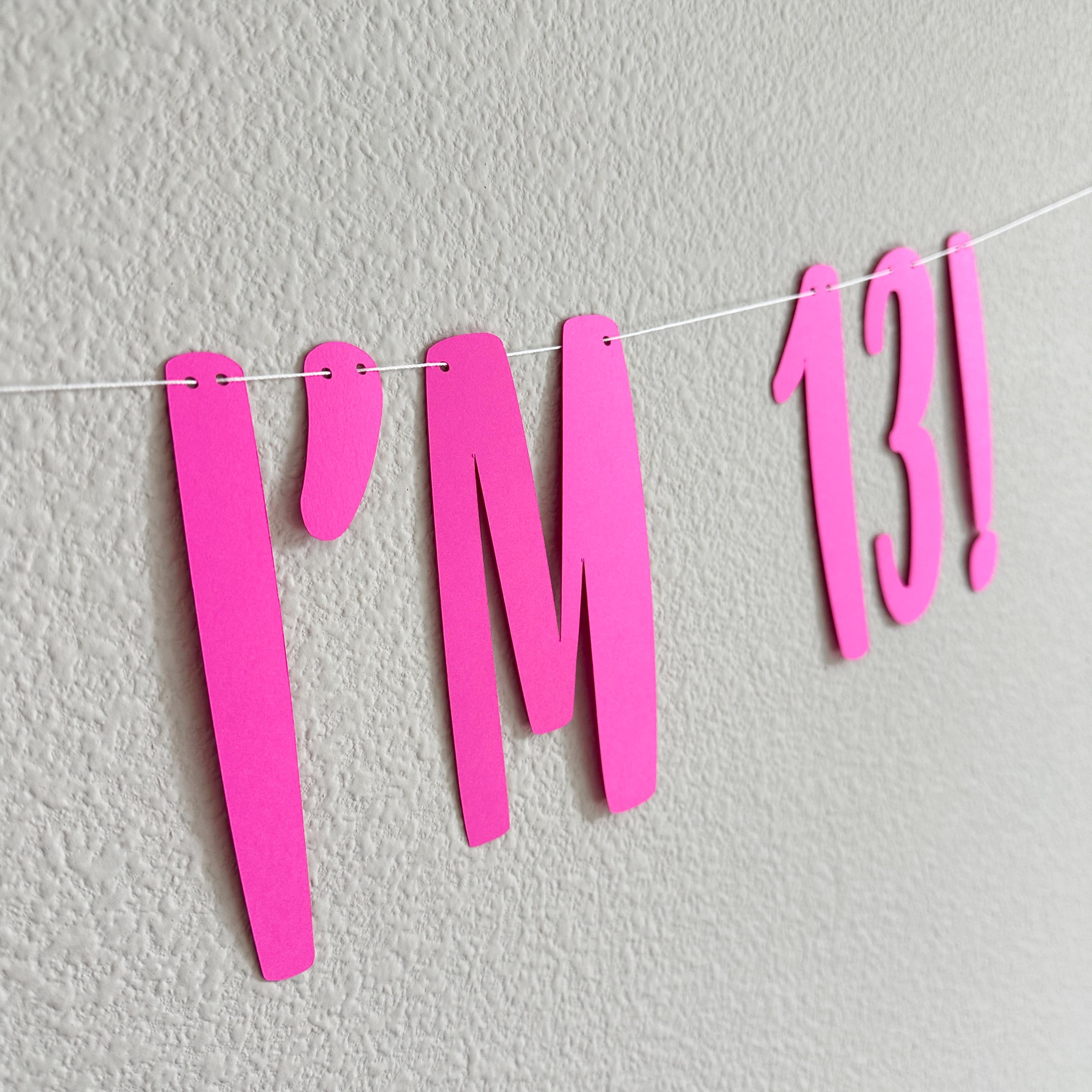 Bruh I'm 13, 13th Birthday Banner, Thirteenth Birthday Decorations ...