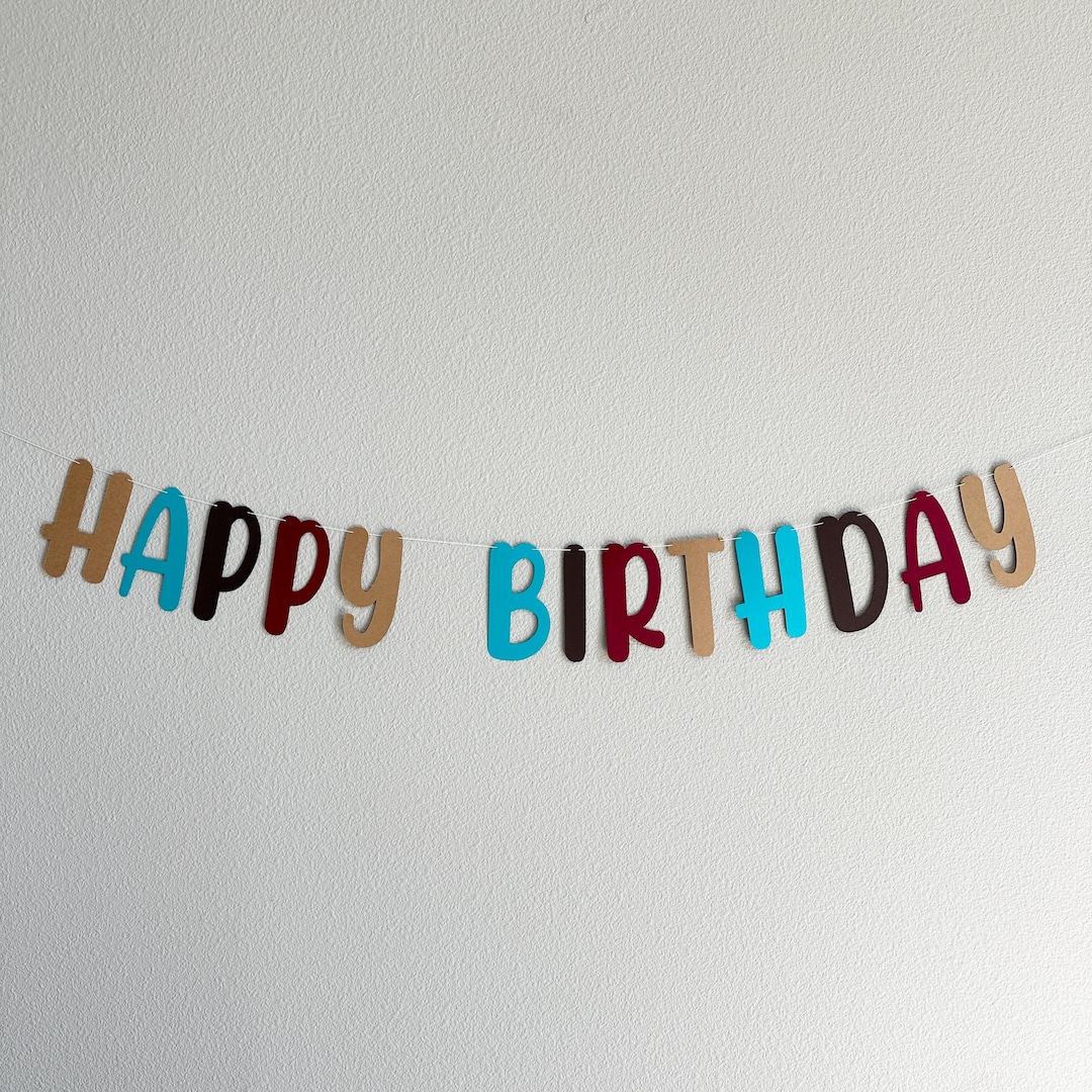 Fall Themed Birthday Banner, Fall Happy Birthday Decorations, Fall ...