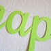 Lime Green Happy Birthday Banner, Lime Green Birthday Banner, Cursive ...