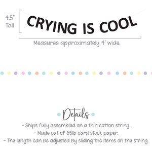 Crying is Cool, Crying is Cool Banner, Custom Banner, Custom Black ...