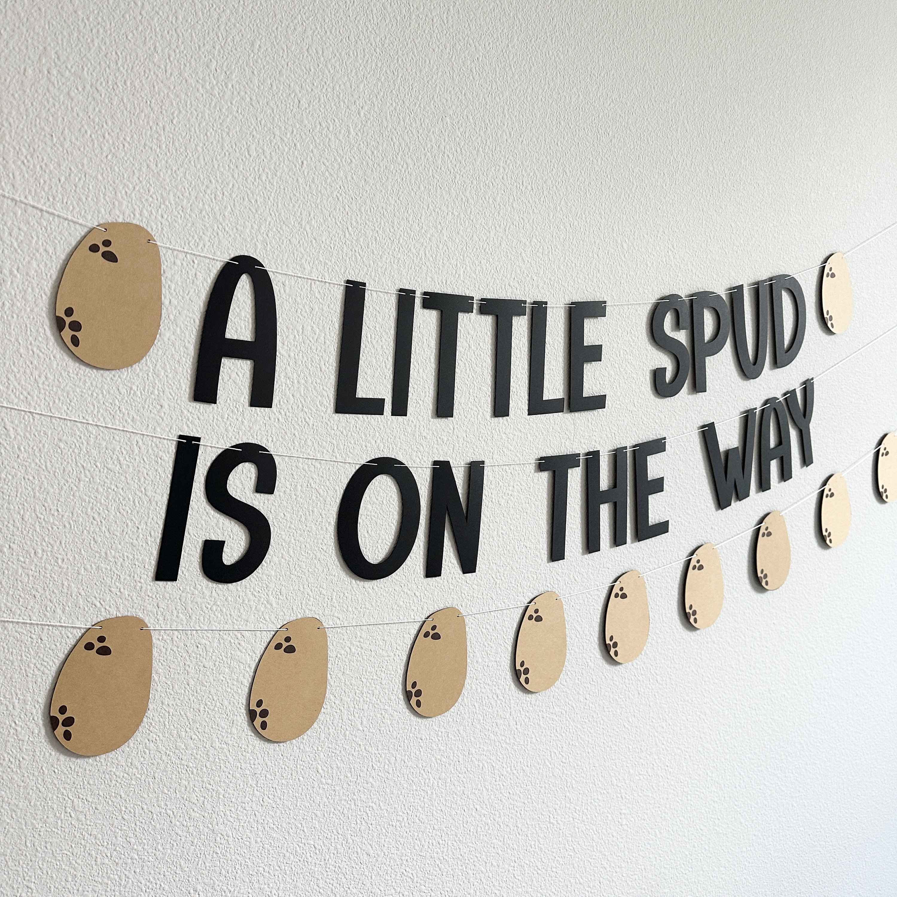 A Little Spud is on the Way, Potato Baby Shower, Potato Themed Baby ...
