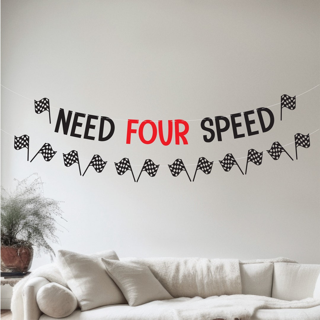 Need Four Speed, Need Four Speed Banner, Need for Speed, 4th Birthday ...
