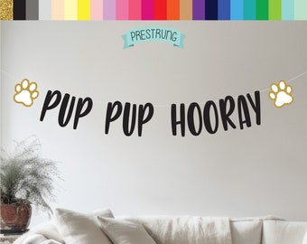 Dog Birthday Banner Pet Birthday Banner Dog Party Banner - Etsy