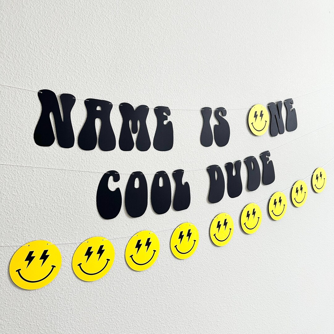 Name is One Cool Dude, 1st Birthday Ideas, Cool Dude Birthday Theme ...