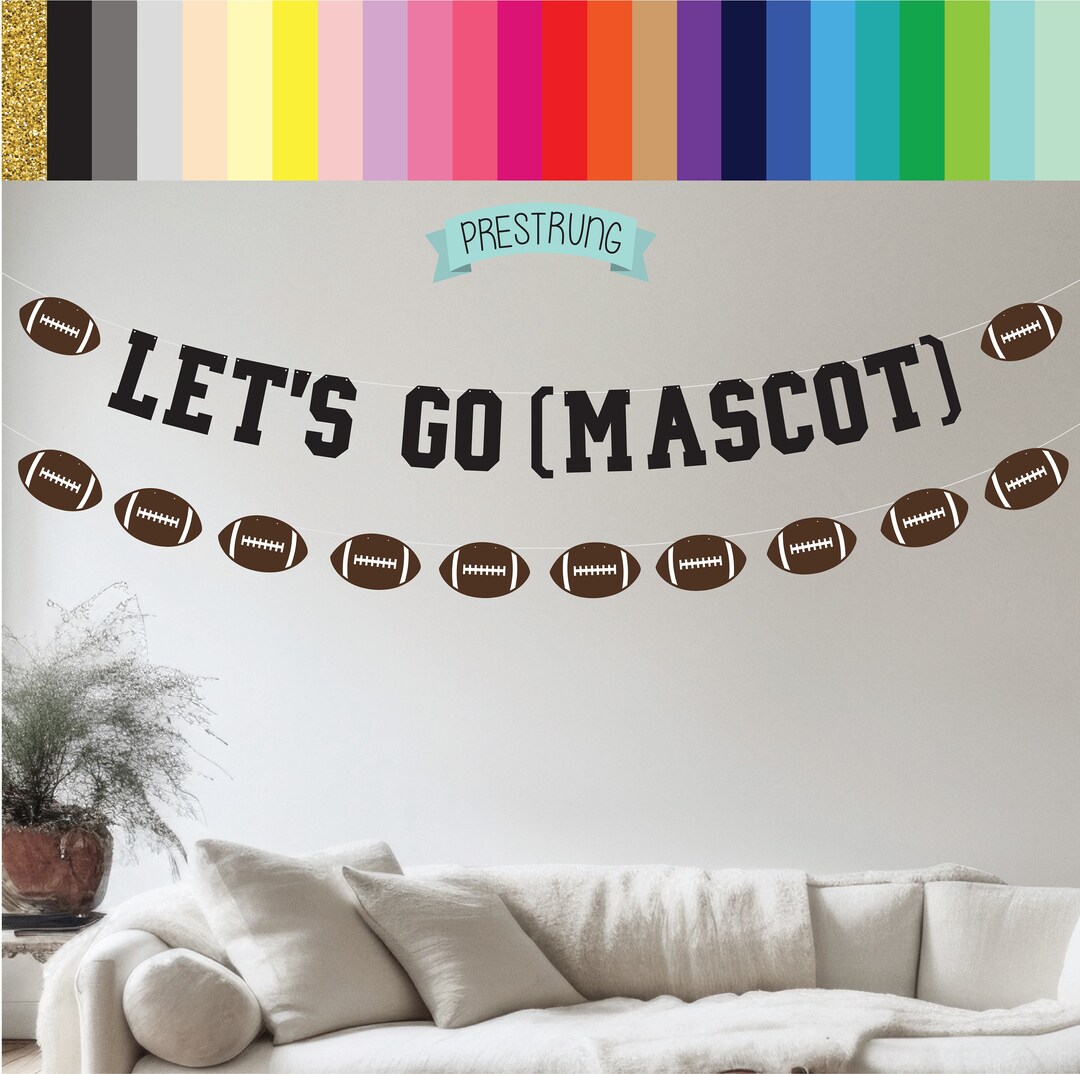 Let's Go Mascot Let's Go Mascot Banner Let's Go - Etsy