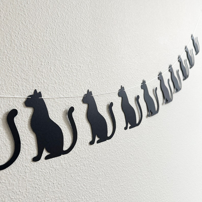 Cat Banner, Cat Garland, Cat Decorations, Cat Themed Party, Crazy Cat ...