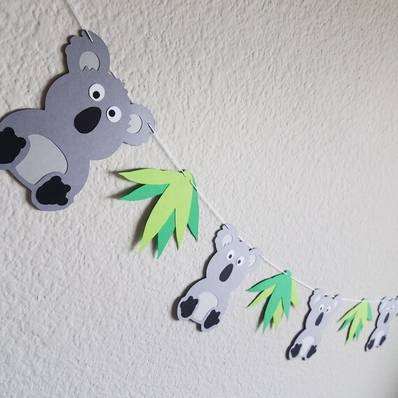Koala Garland Koala Banner Koala Party Decorations Koala | Etsy