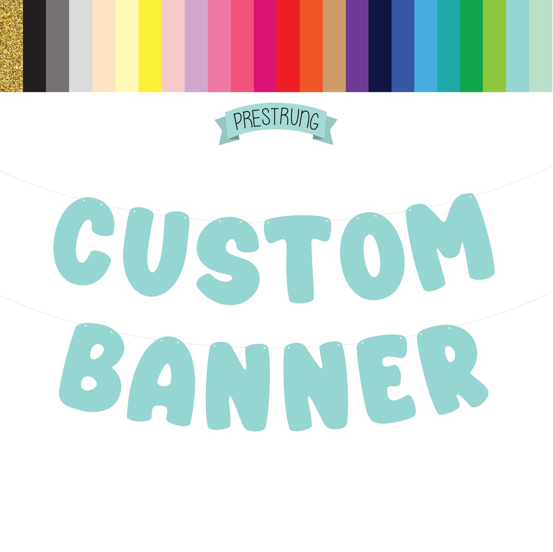Custom Aqua Banner Aqua Banner Aqua Decorations Aqua Party - Etsy