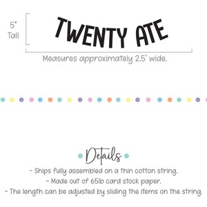 Twenty Ate, 28th Birthday Banner, 28th Birthday Party Theme Ideas ...