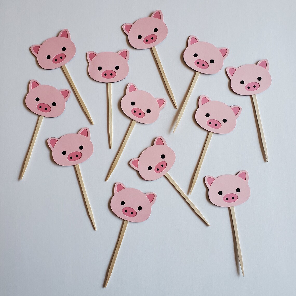 Pig Cake Topper Pig Decorations Cute Pig Decorations Babies | Etsy