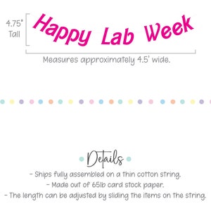 Happy Lab Week, Lab Week 2024, Lab Week Decorations, Lab Week Banner ...