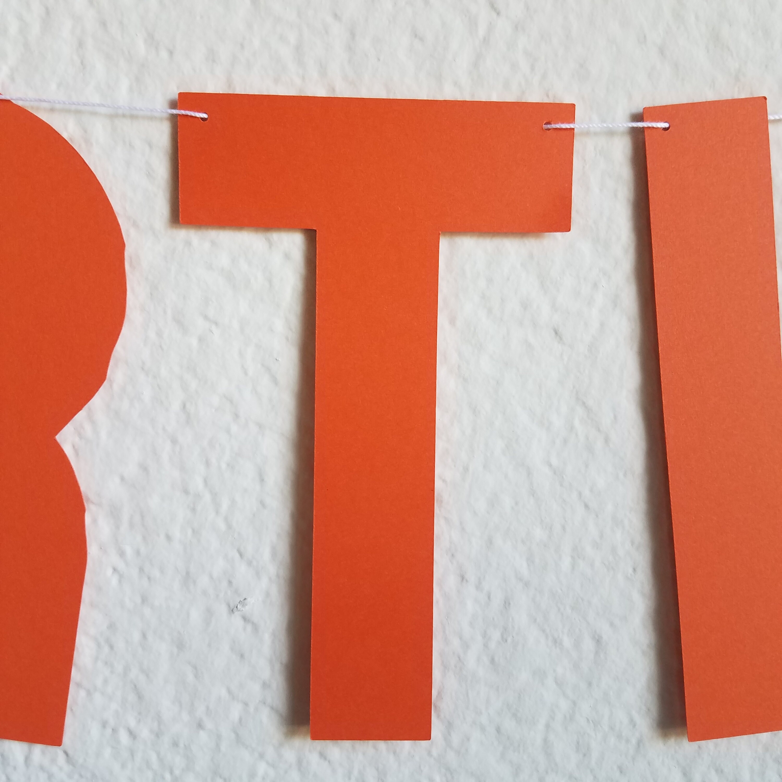 Orange Happy Birthday Banner Orange Birthday Banner Orange - Etsy