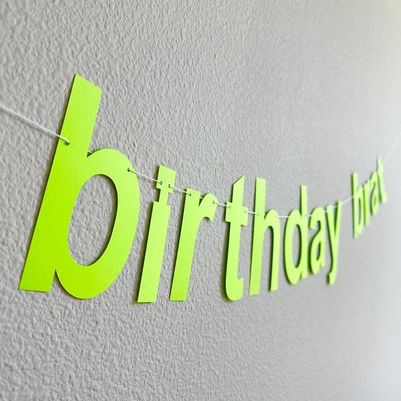 Birthday Brat, Birthday Brat Banner, Birthday Brat Decorations ...