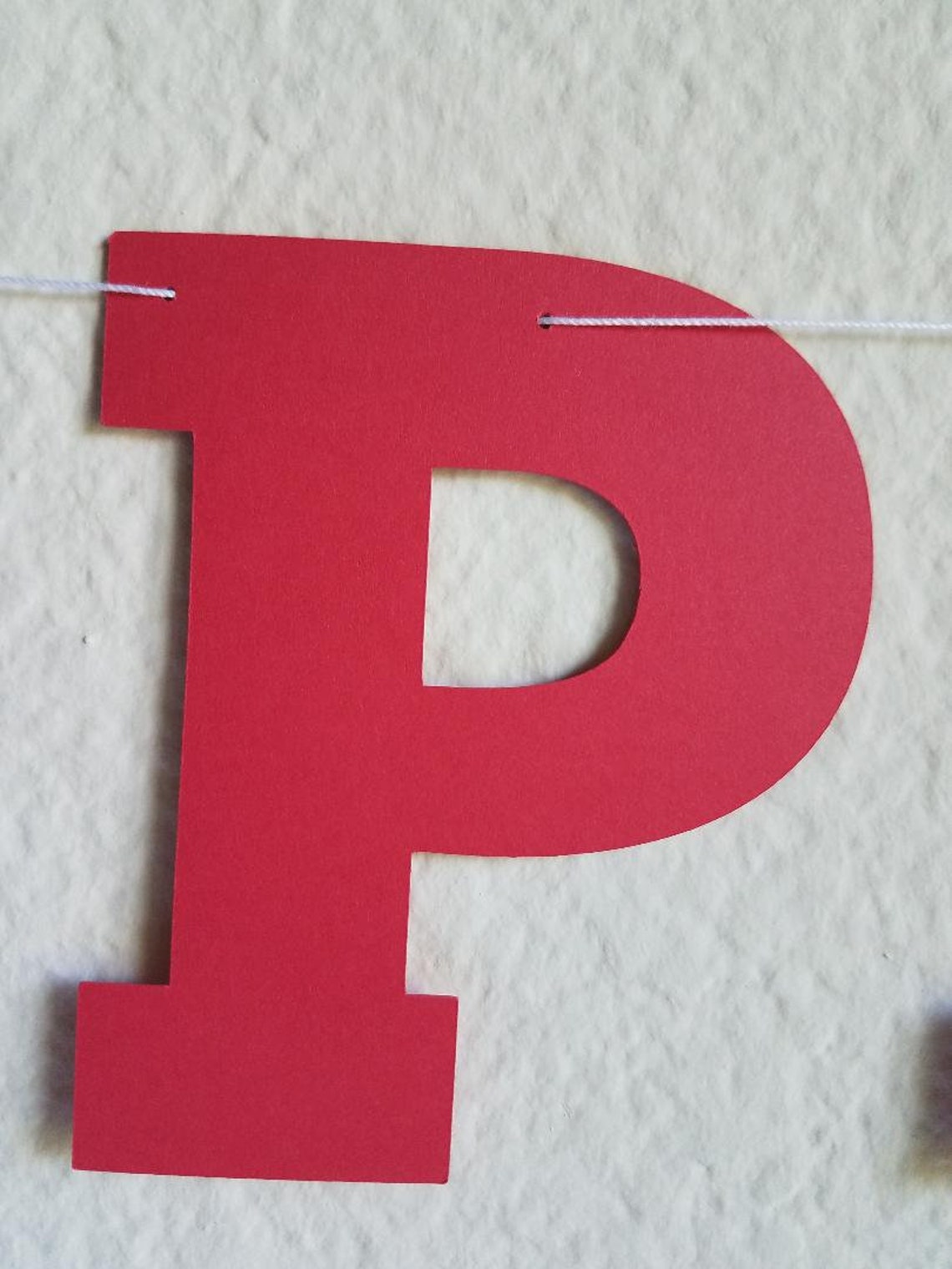 Red Happy Birthday Banner Red Birthday Banner Bold Serif | Etsy