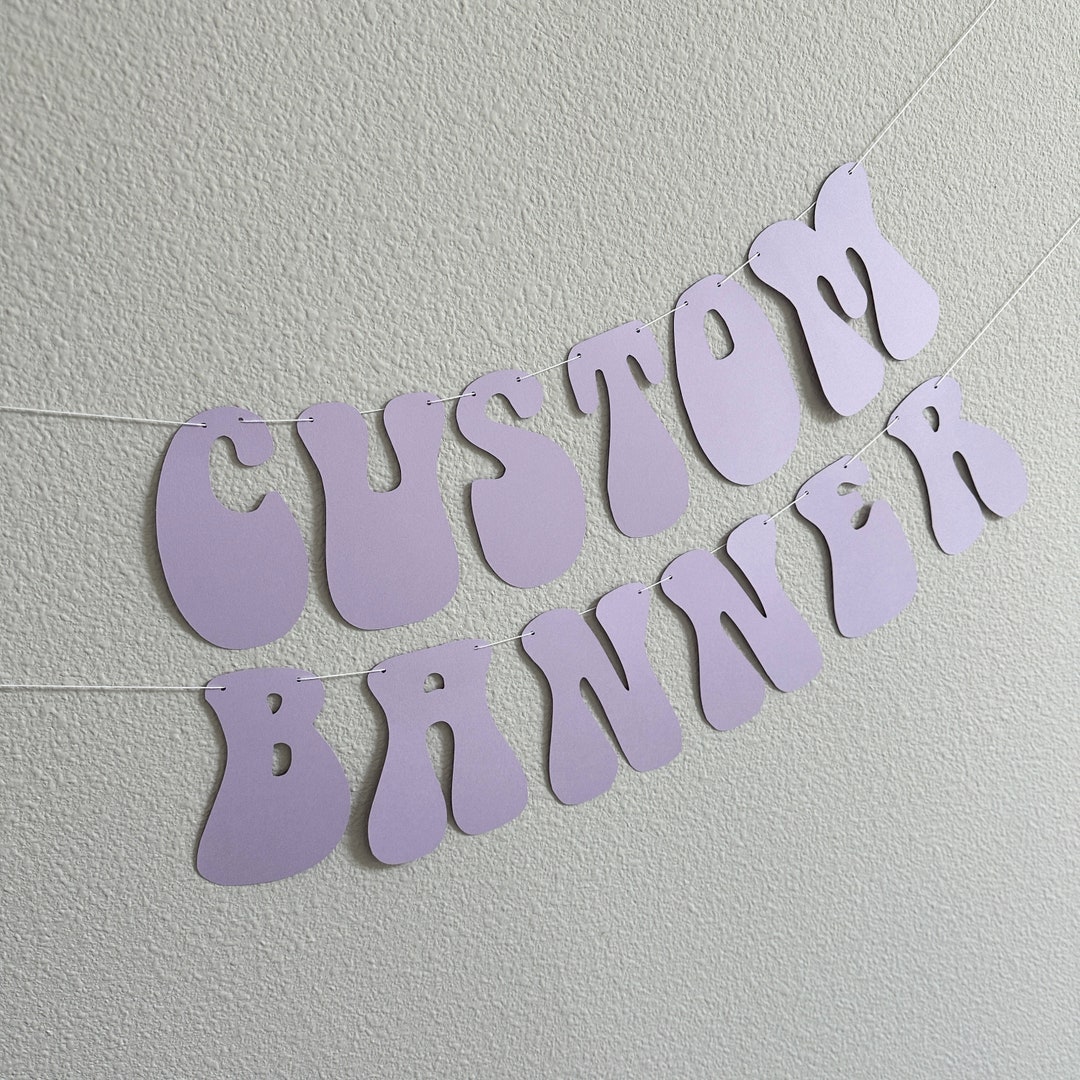 Custom Lavender Banner, Lavender Party, Lavender Decorations, Lavender ...