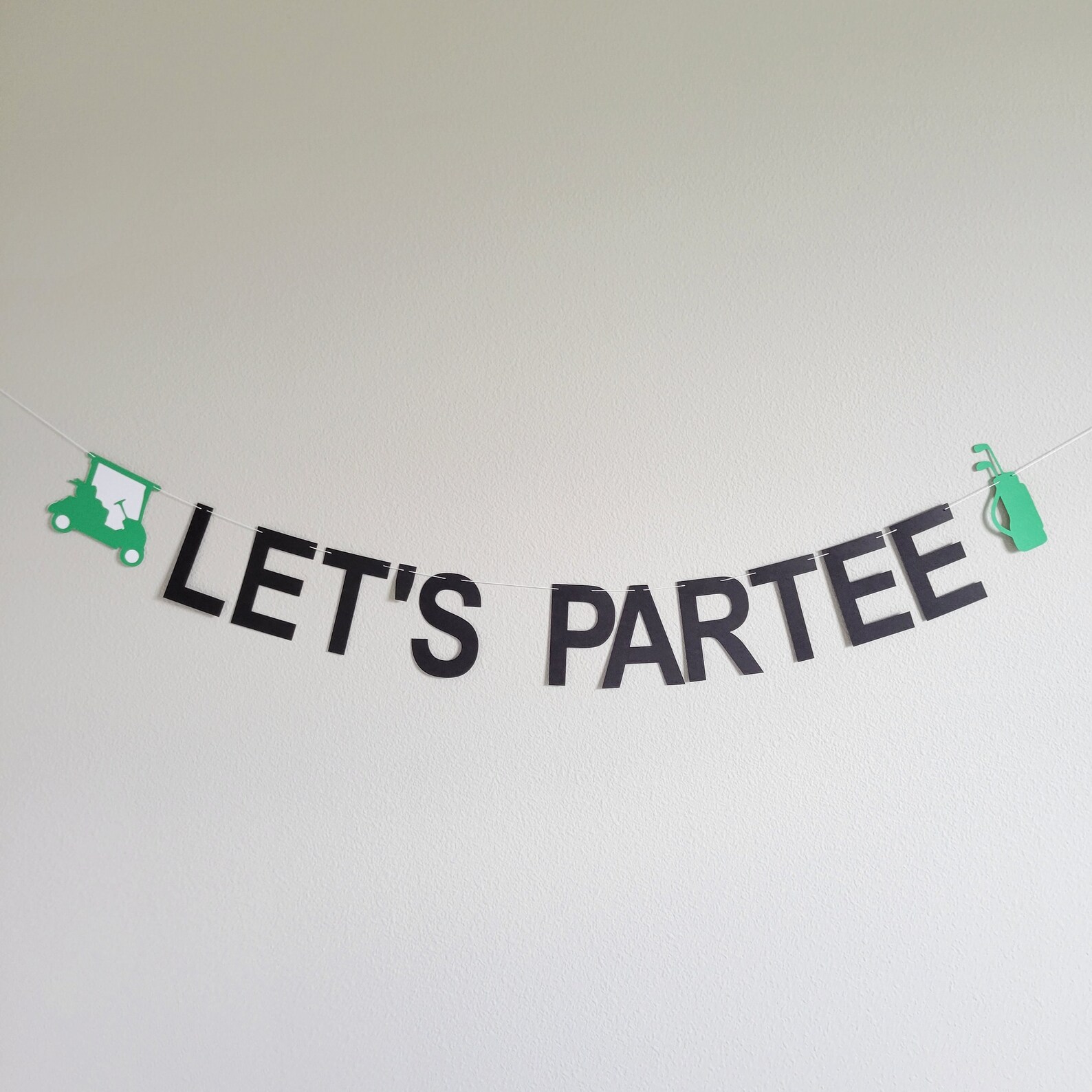 Let's Partee, Let's Par Tee Banner, Golf Decorations, Golf Birthday ...