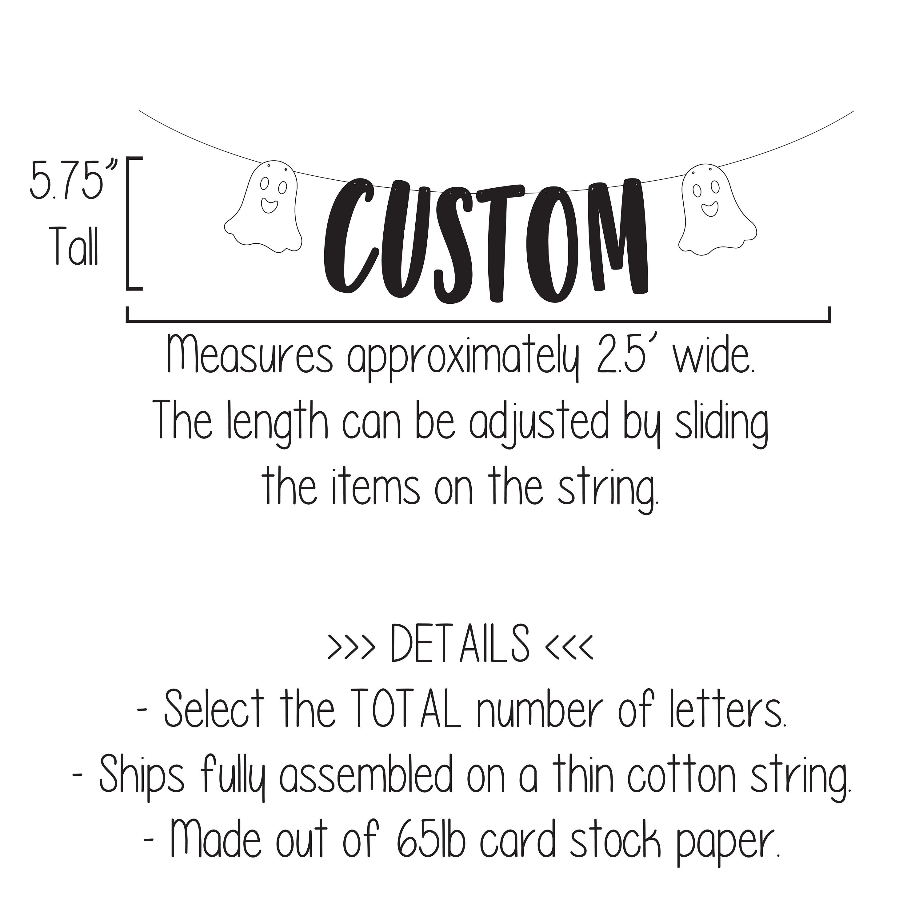 Custom Ghost Banner, Custom Halloween Banner, Ghost Banner, Ghost ...