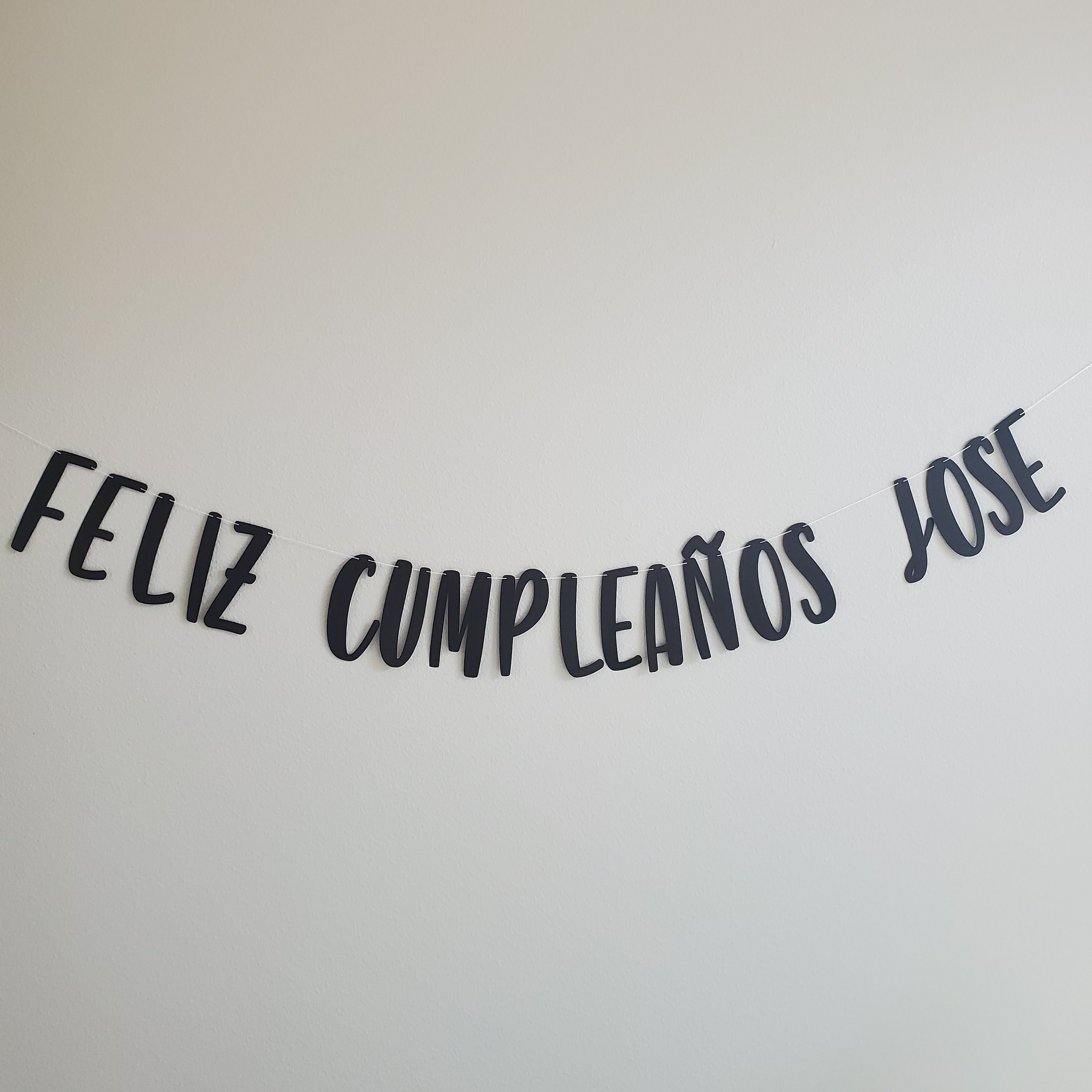 Feliz Cumpleanos Feliz Cumpleanos Banner Custom Feliz | Etsy