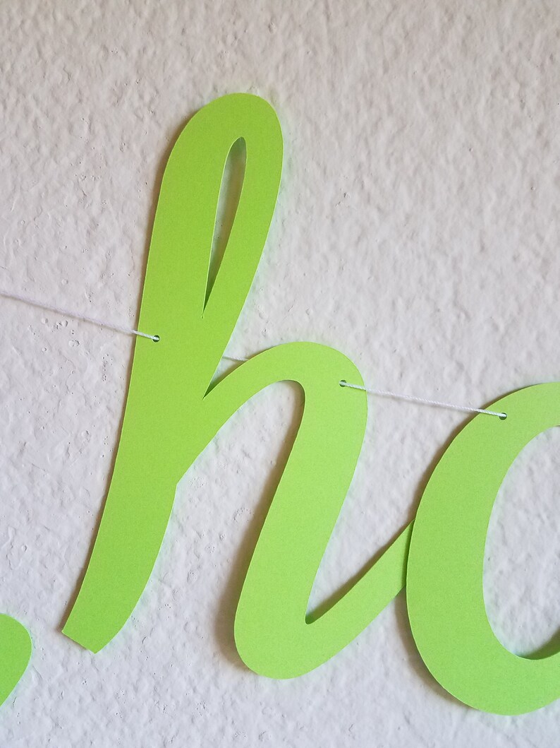 Lime Green Happy Birthday Banner Lime Green Birthday Banner - Etsy