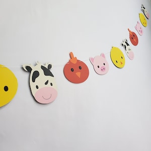 Farm Animal Garland, Farm Animal Banner, Farm Animal Decor, Babies Room ...