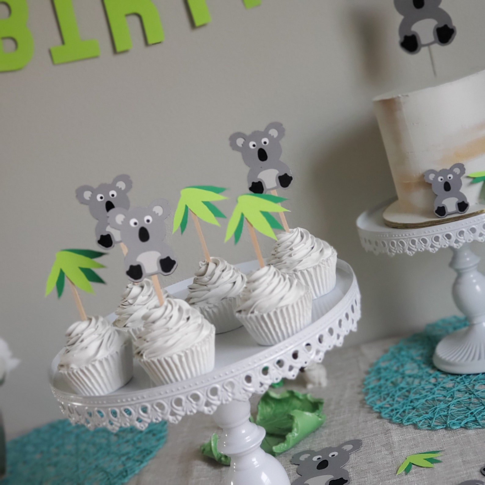 Koala Garland Koala Banner Koala Party Decorations Koala - Etsy