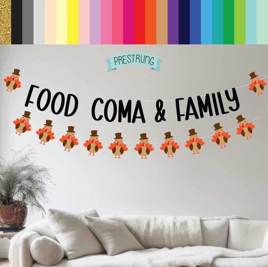 Food Coma & Family, Food Coma and Family Banner, Thanksgiving ...