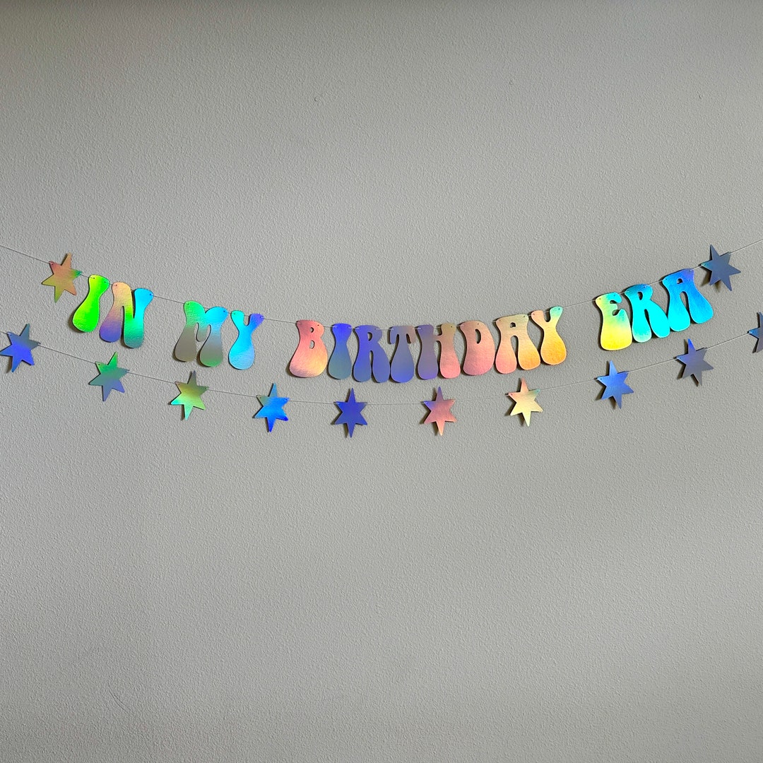 In My Birthday Era, in My Birthday Era Banner, Holographic Banner ...