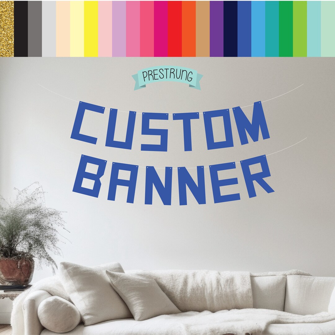 Custom Royal Blue Banner Royal Blue Banner Royal Blue - Etsy