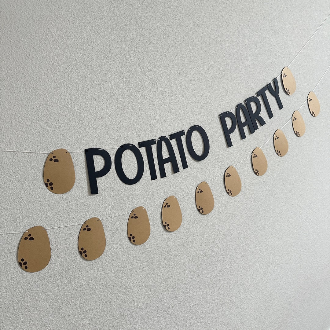 Potato Party, Potato Party Banner, Potato Party Decorations, Mashed ...