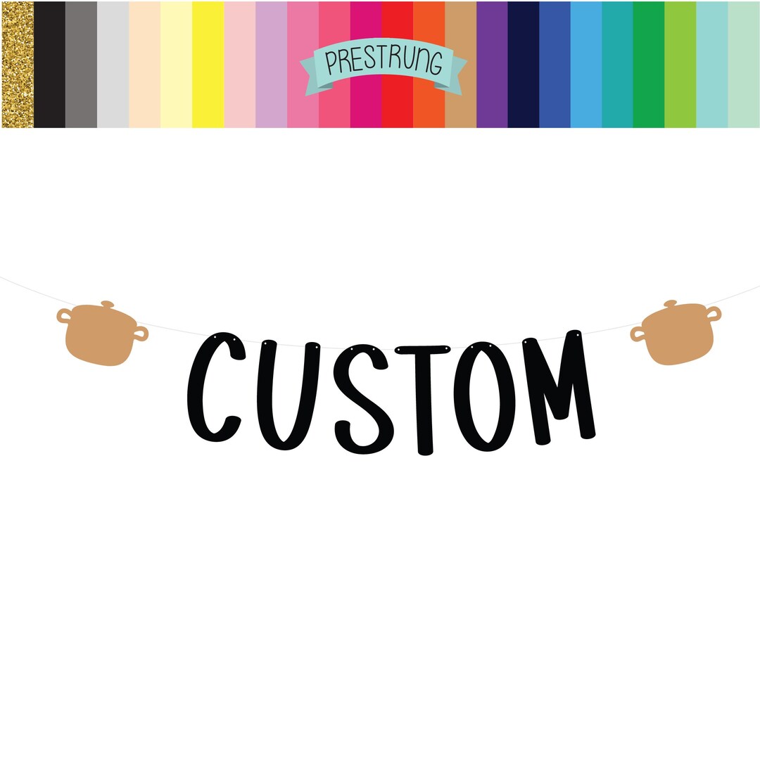 Custom Crockpot Banner, Crockpot Decorations, Crockpot Banner, Crockpot ...