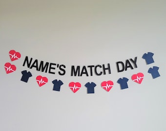 Happy Match Day Banner Match Day Residency Decorations - Etsy