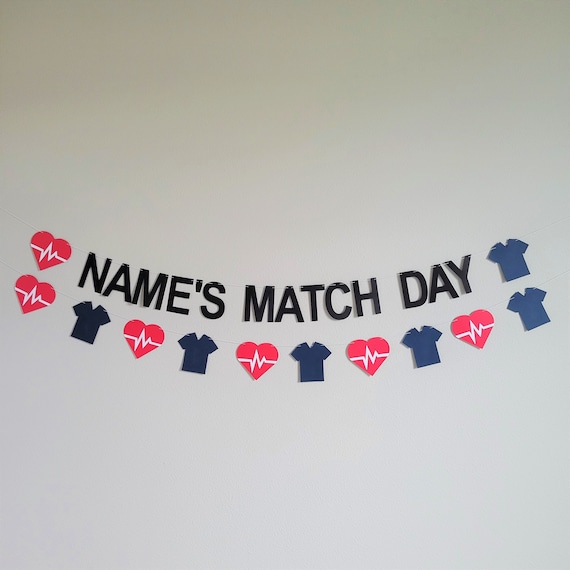 Custom Match Day Banner Match Day It's A Match Match | Etsy