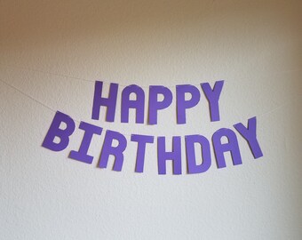 Happy Birthday, Halloween Birthday Banner, Spooky Birthday Banner ...