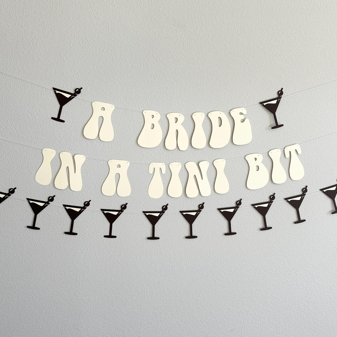 A Bride in A Tini Bit, Espresso Martini Themed Bachelorette Party ...