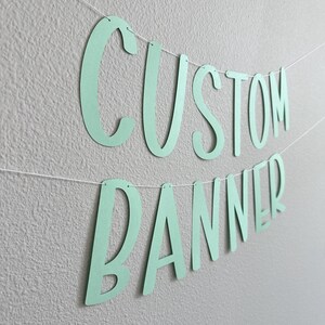 Custom Mint Banner, Mint Banner, Mint Decorations, Mint Party, Custom ...