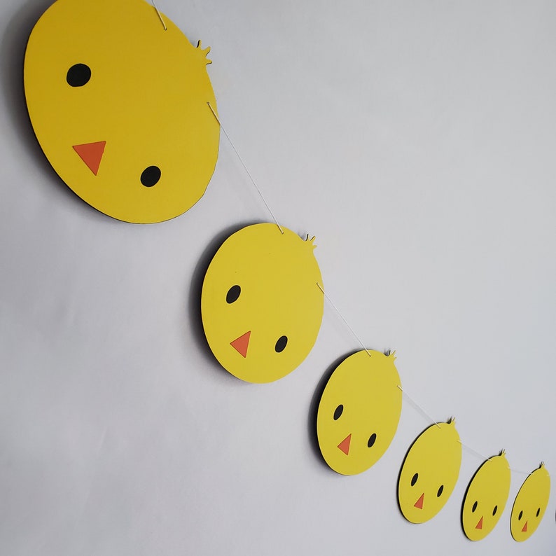 Chicks Garland Chicks Banner Chicks Decor Babies Room - Etsy