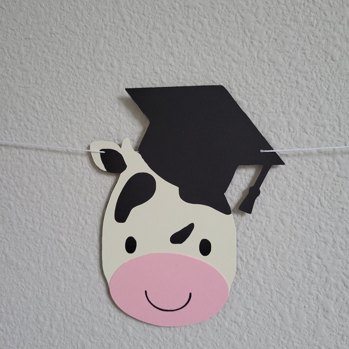 Holy Cow I Graduated Cow Themed Graduation Banner Custom Cow - Etsy