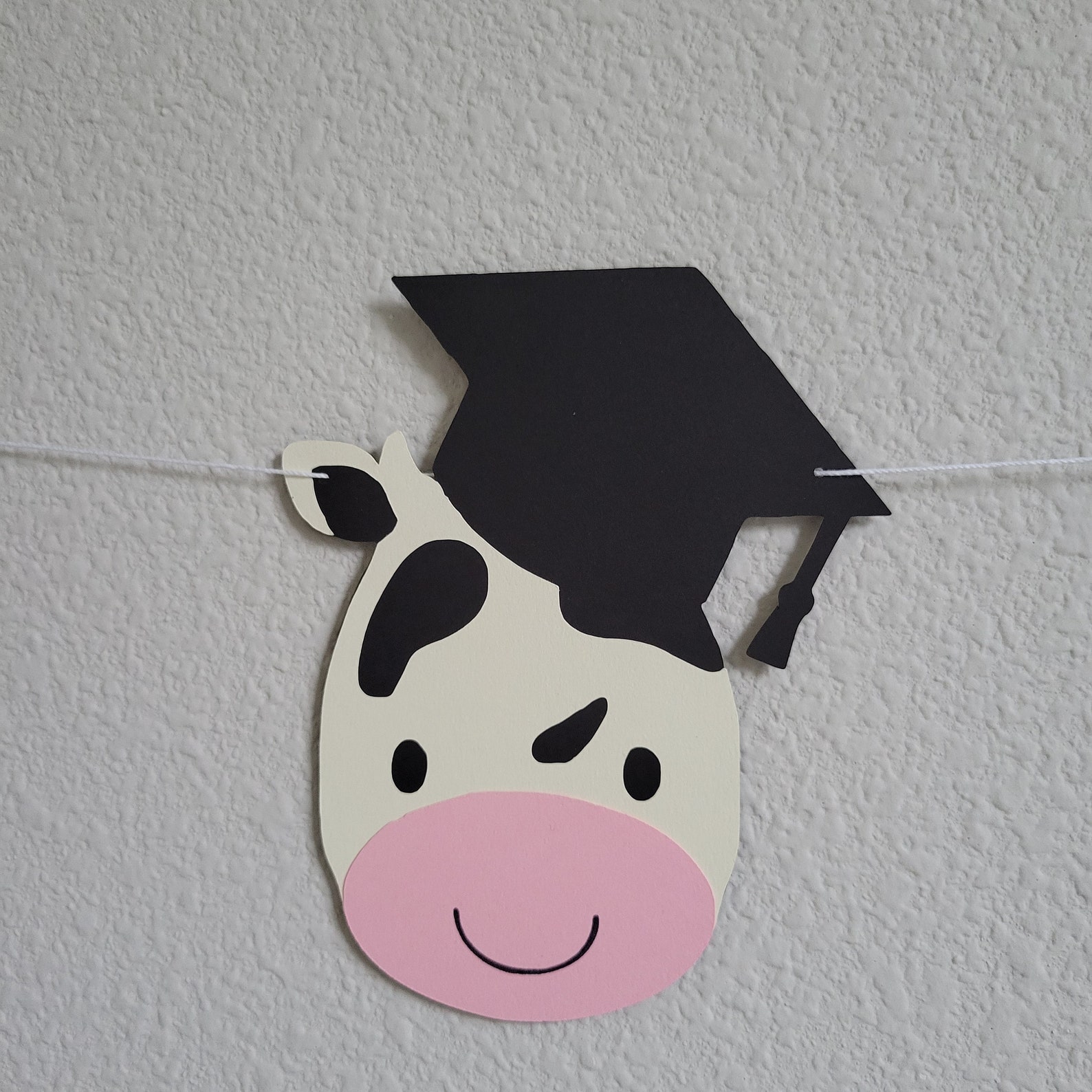 Holy Cow I Graduated Cow Themed Graduation Banner Custom Cow - Etsy