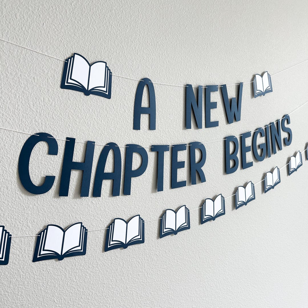 A New Chapter Begins, A New Chapter Begins Banner, A New Chapter Begins ...